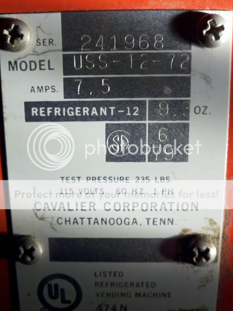 Pepsi Machine Compressor - DoItYourself.com Community Forums